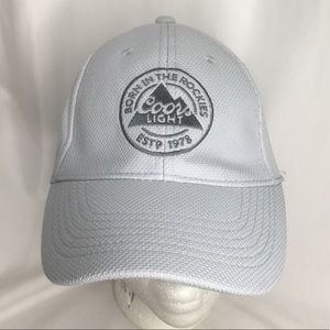 coors light | Accessories | Coors Light Gray Fitted Hat | Poshmark